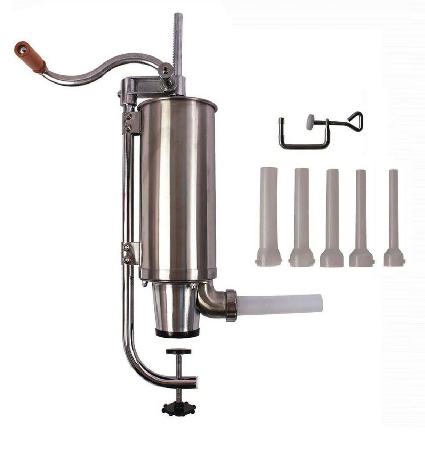 Mașina verticală de făcut cârnați cu 5 pâlnii incluse - Mai ușor ca ...